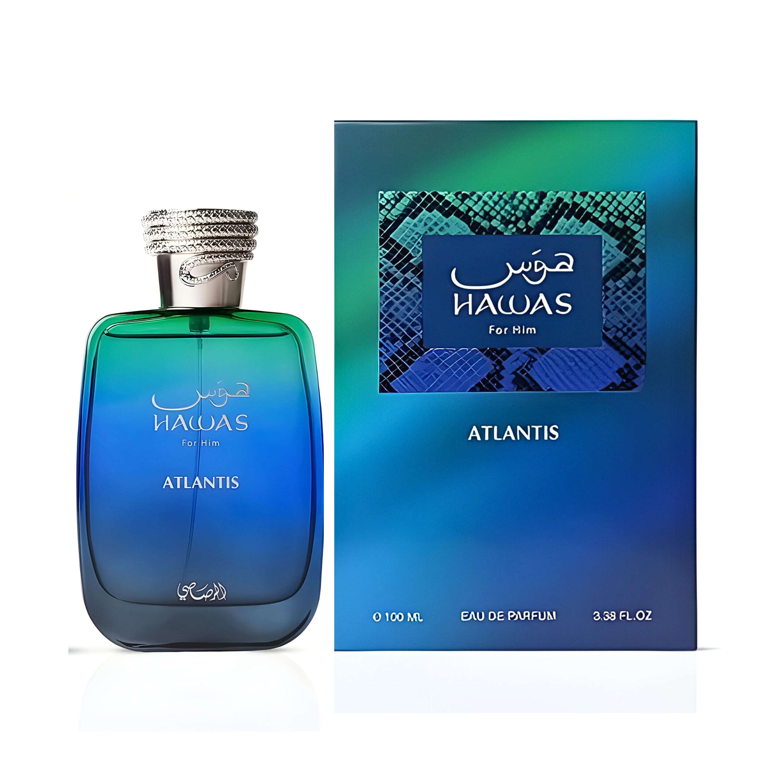 Rasasi Hawas Atlantis For Him Eau De Parfum 3.38FL.OZ – Casa De Perfume